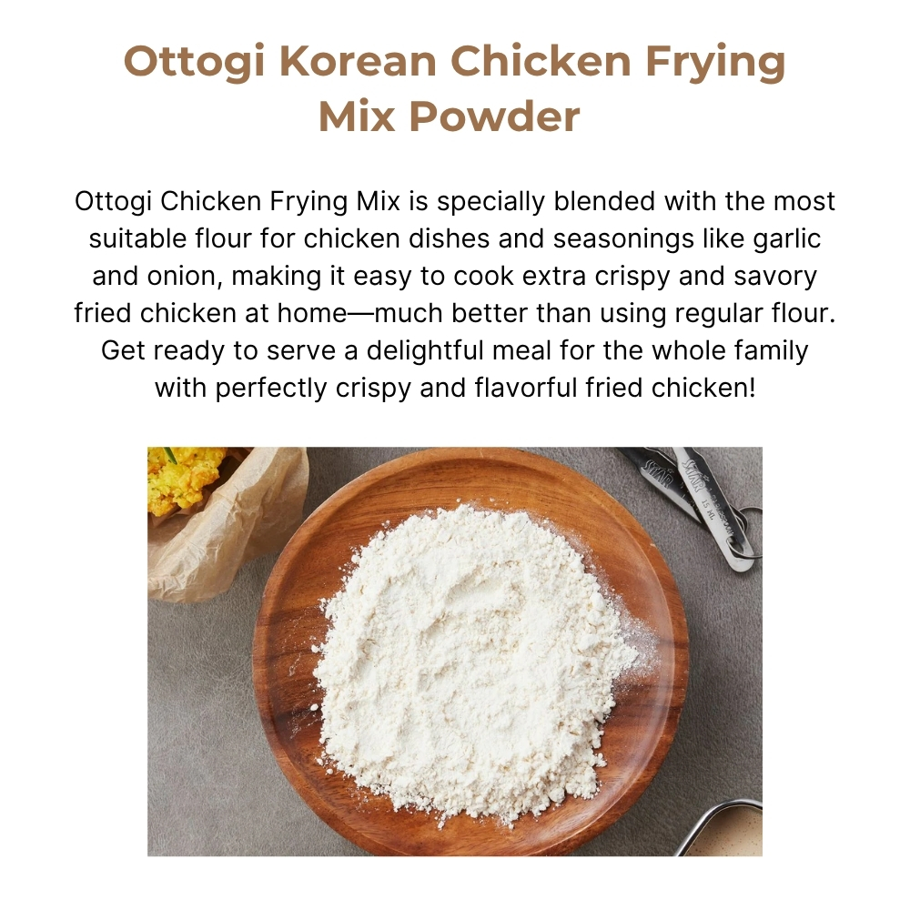 Ottogi Korean Chicken Frying Mix Powder 1kg – Crispy Coating Flour ...