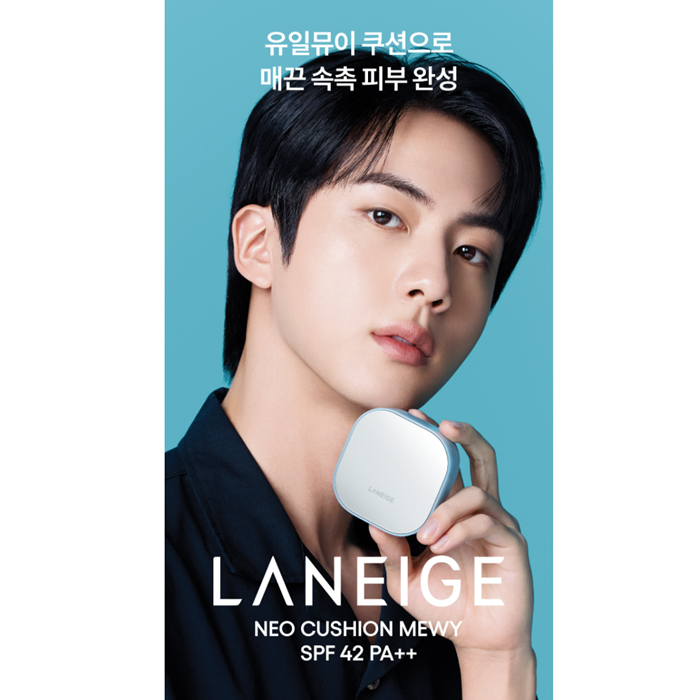 [LANEIGE] BTS JIN PICK NEW NEO CUSHION MEWY SPF42 PA++ 15g+Puff 2EA+BTS ...