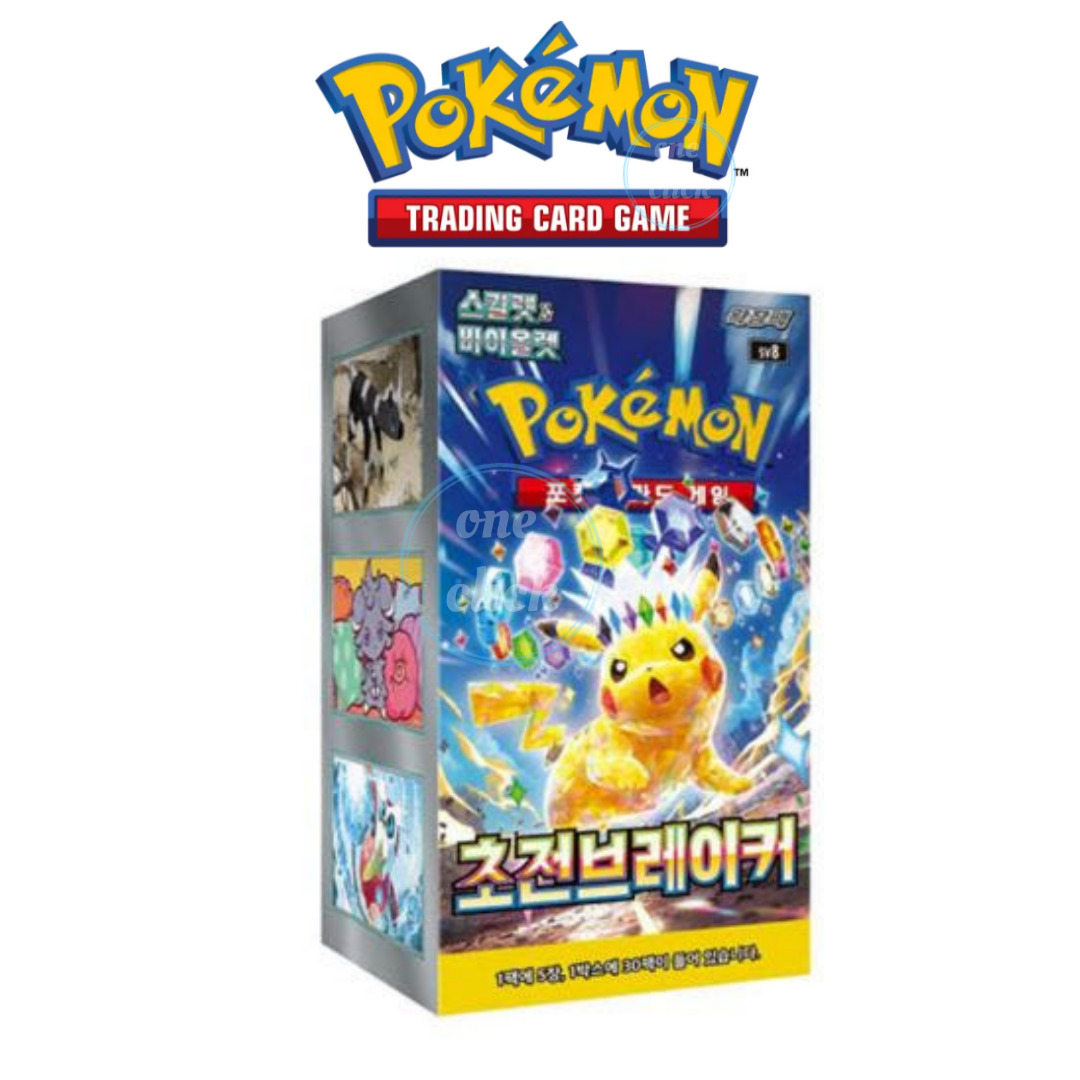Pokémon Super Electric Breaker SV8 Booster Box (Korean Edition) | 30 ...