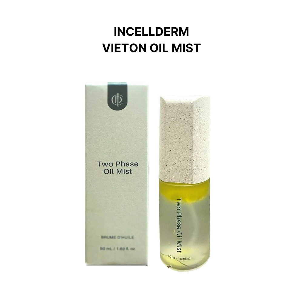 INCELLDERM 2025 Vieton Oil Mist 50ml – New Version for Dewy Skin & Hydration | Shopee Philippines