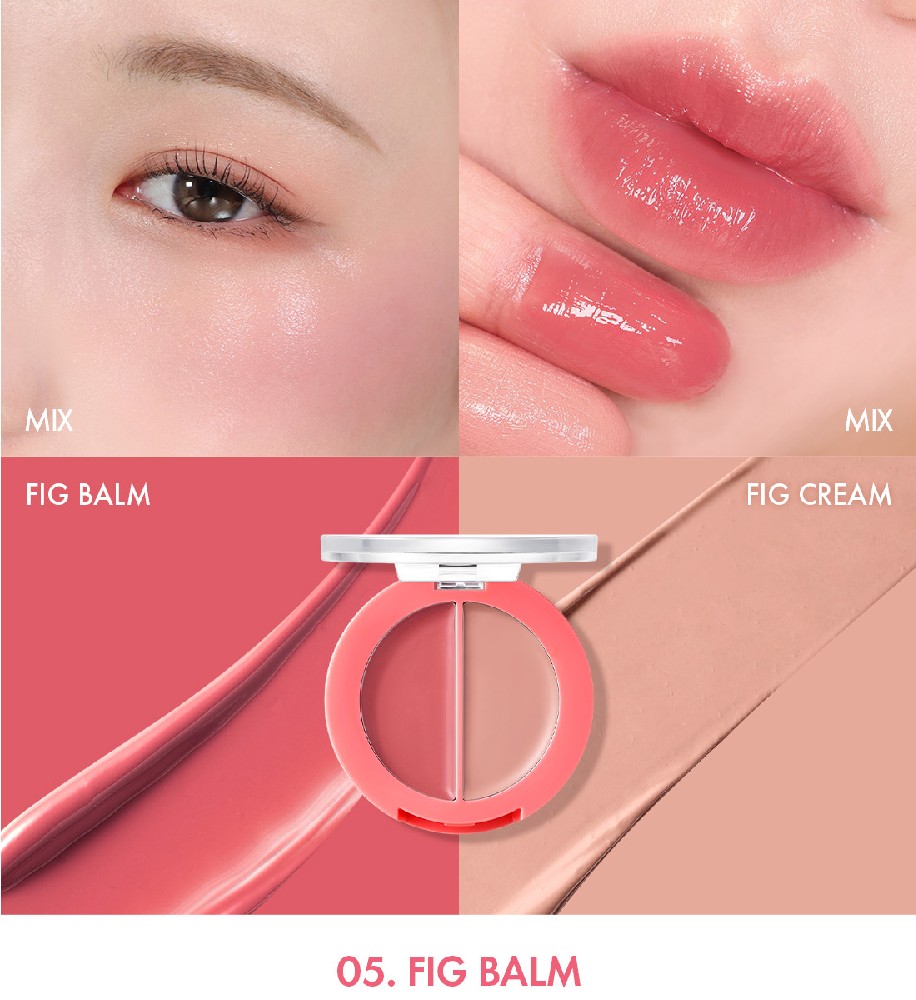 AMUSE LIP & CHEEK HEALTHY BALM, 3g (5 Shades) | Shopee Philippines