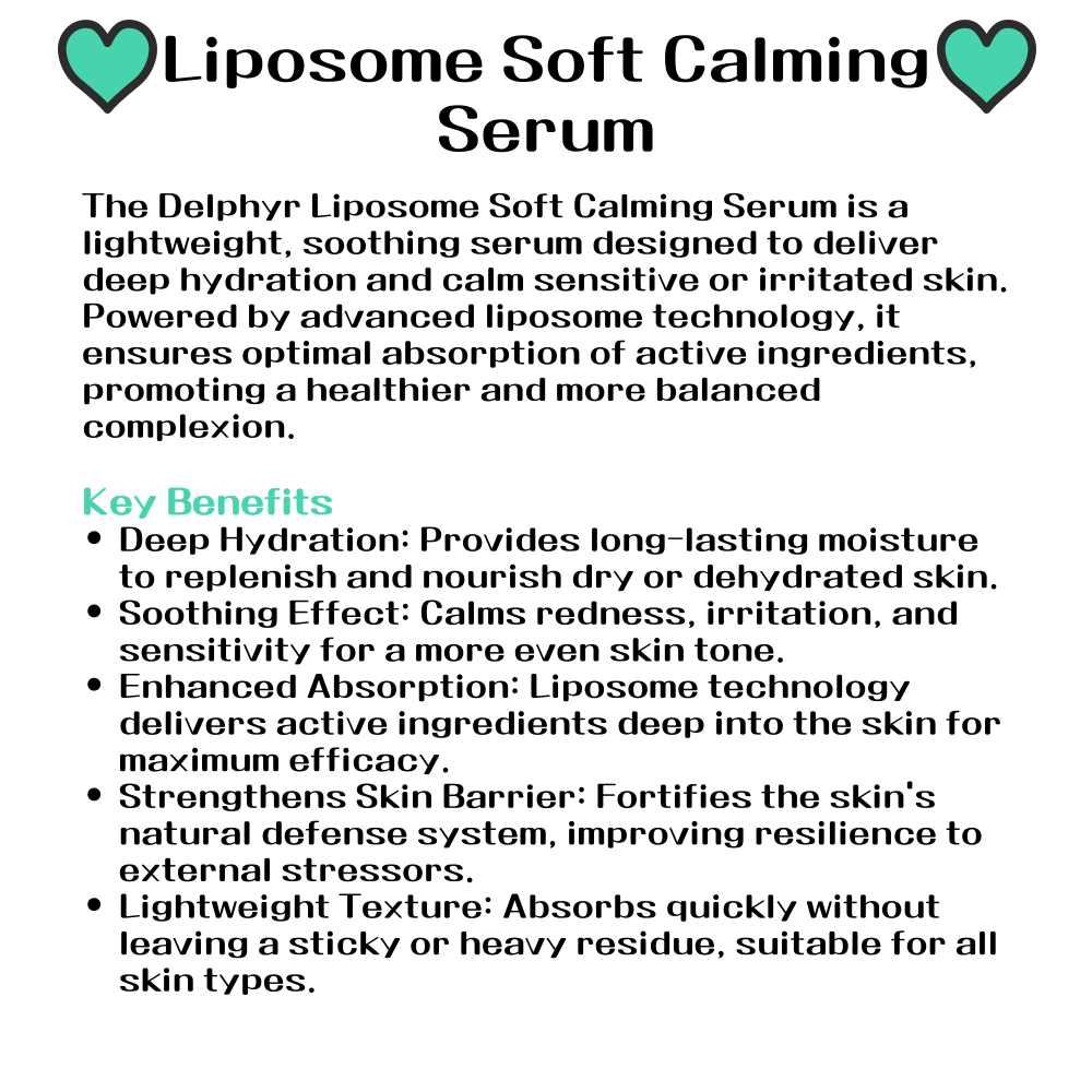 delphyr Liposome Soft Calming Serum 30ml | Shopee Philippines
