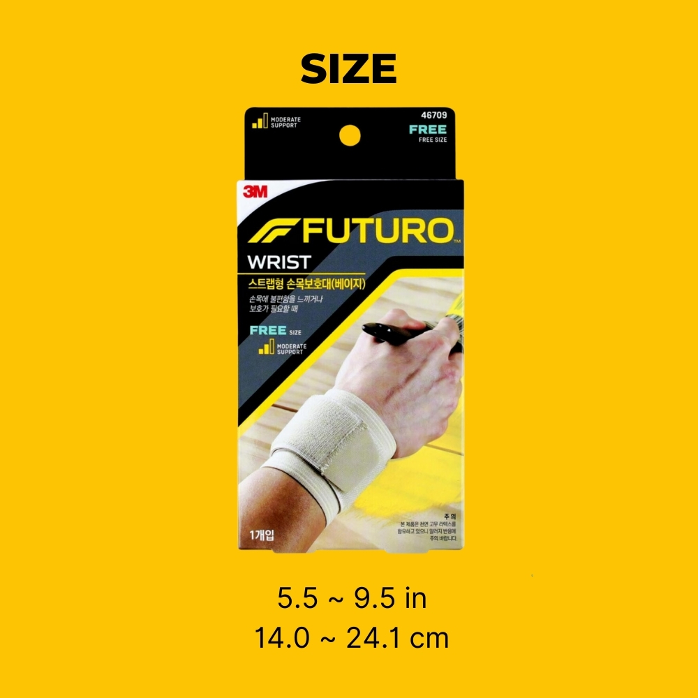 3M FUTURO Wrist Support Strap | Adjustable Free Size | Imported from ...
