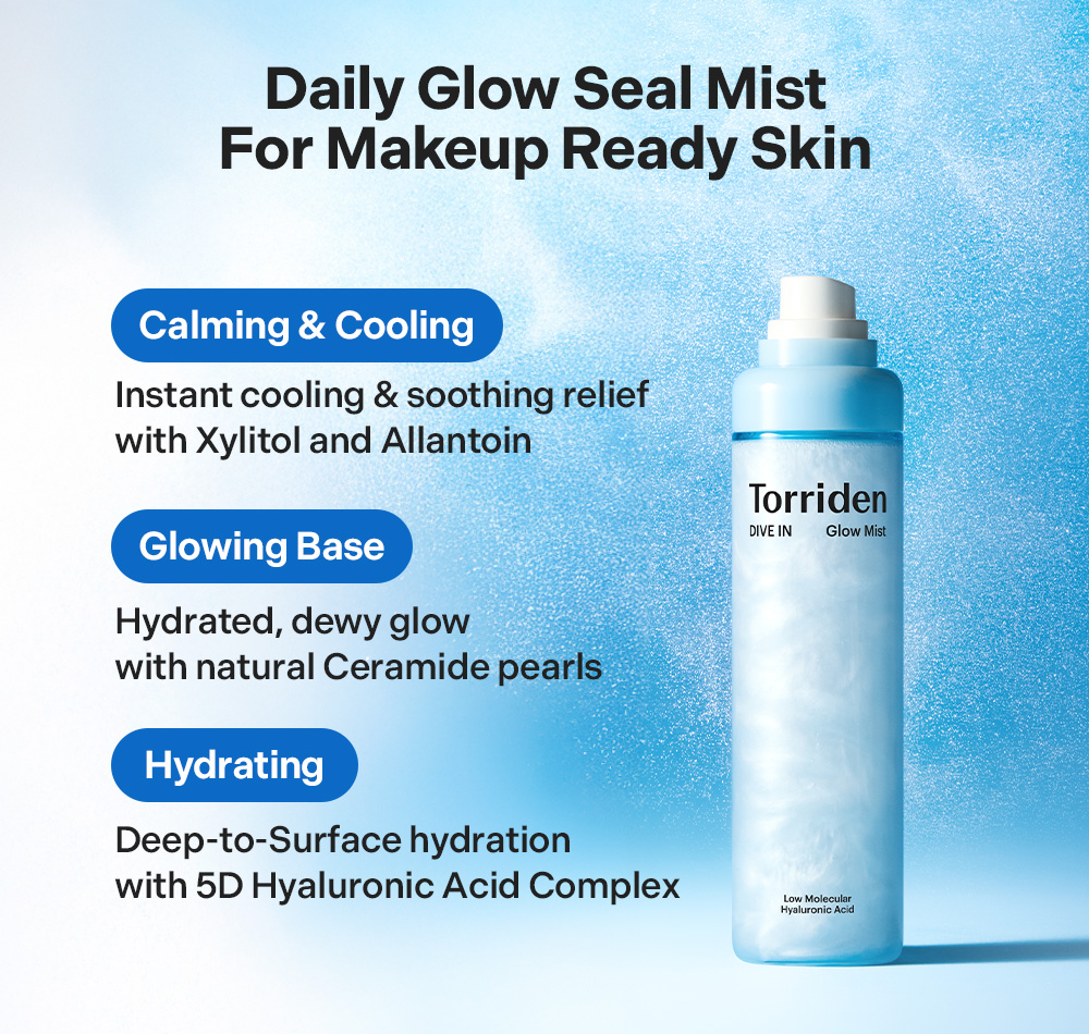 [Torriden Official] Dive In Glow Mist 120ml | Hyaluronic Acid Spray ...