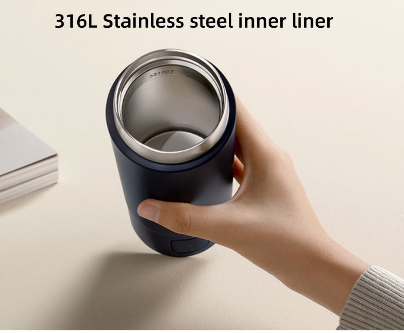 Xiaomi Mijia Portable Electric Heating Cup 2,Temperature LED Thermos ...