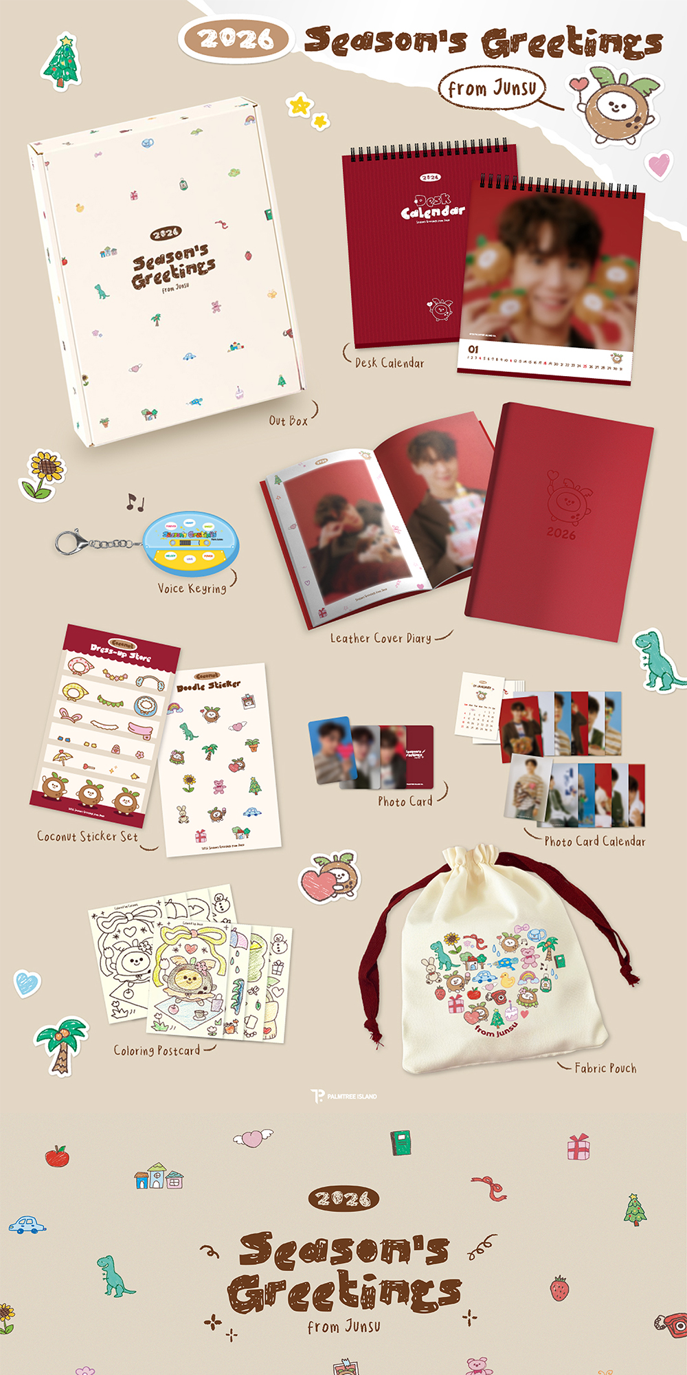 KIM JUN SU 2026 Seasons Greetings [FROM JUNSU] | Shopee Philippines