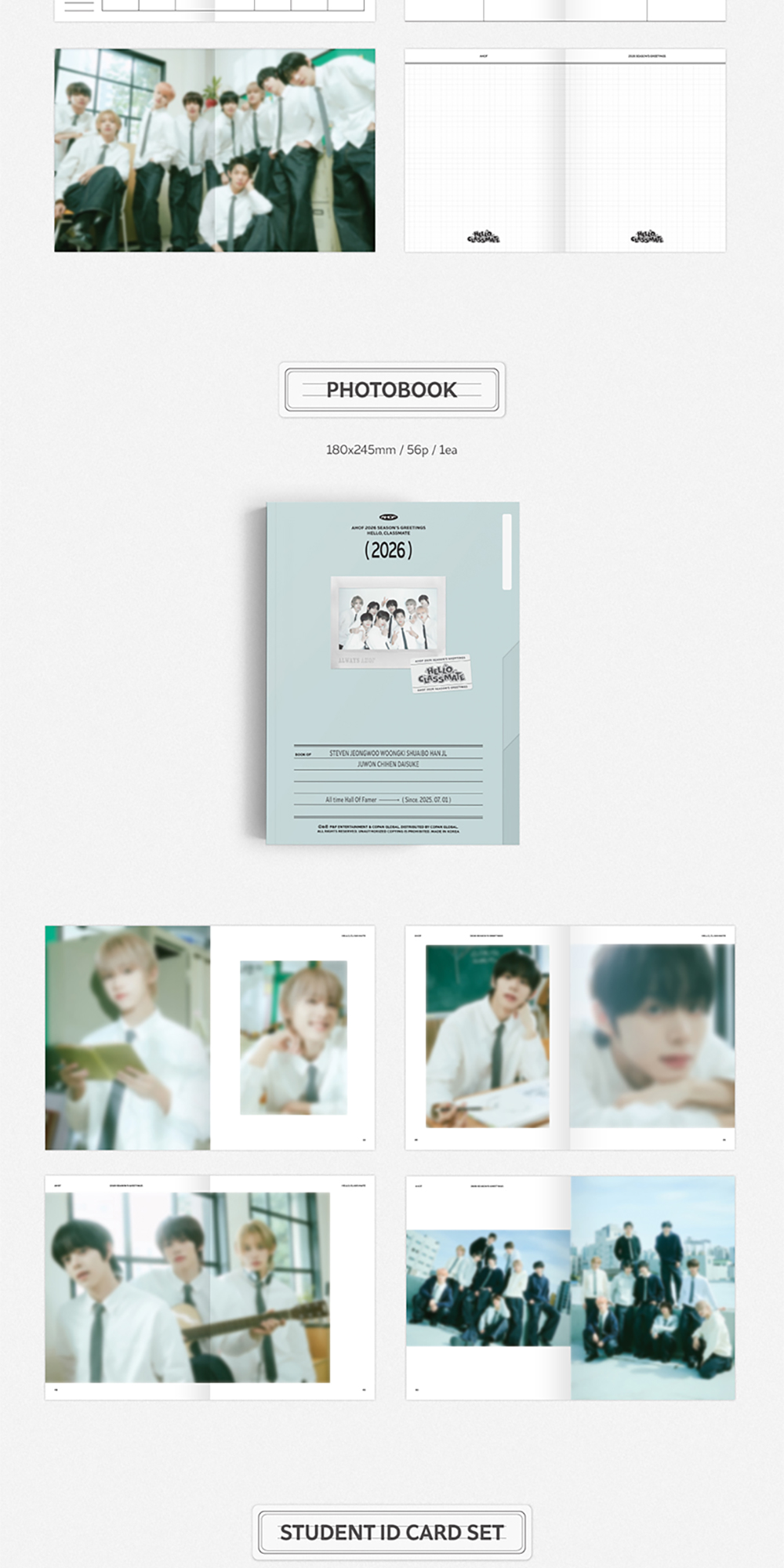 (Withmuu POB) AHOF - 2026 Seasons Greetings [ Hello, Class Mate ] | Shopee Philippines