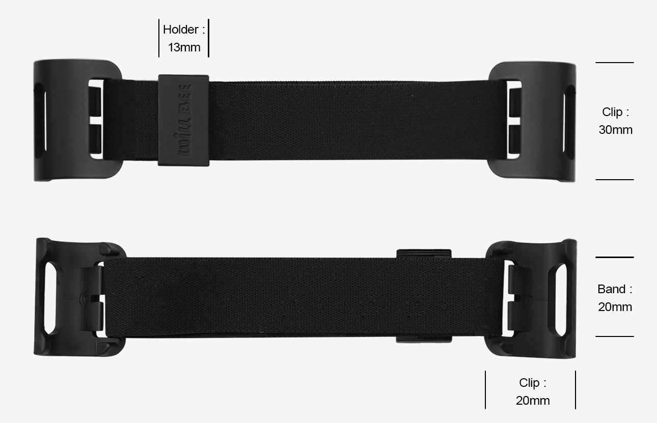 WiLLBee CLIPON Free Basic Mini - Length Adjustable Hand Strap for eBook ...