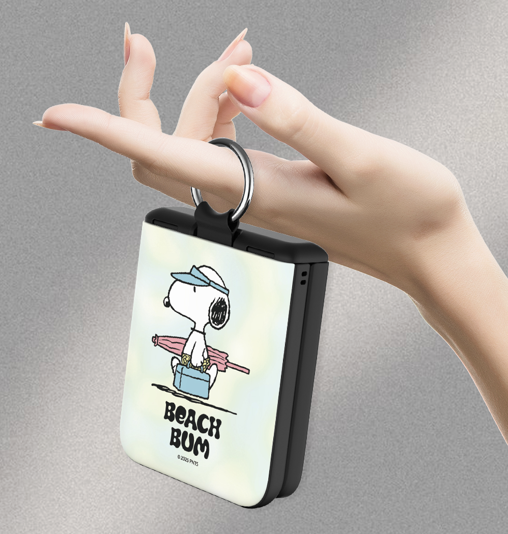 Snoopy seanson 2 hinge cover card slot magnetic case with ring for ...