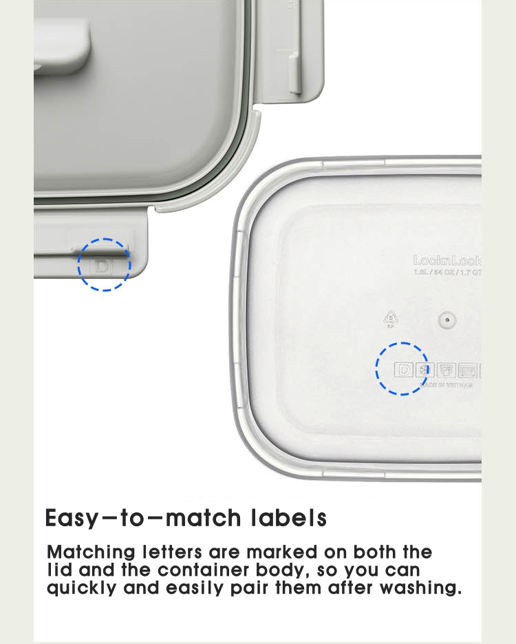 LocknLock 2P & 3P Set 230ml 500ml 920ml 1.6L 2.7L Nestopia Chak Chak Airtight Food Storage ...