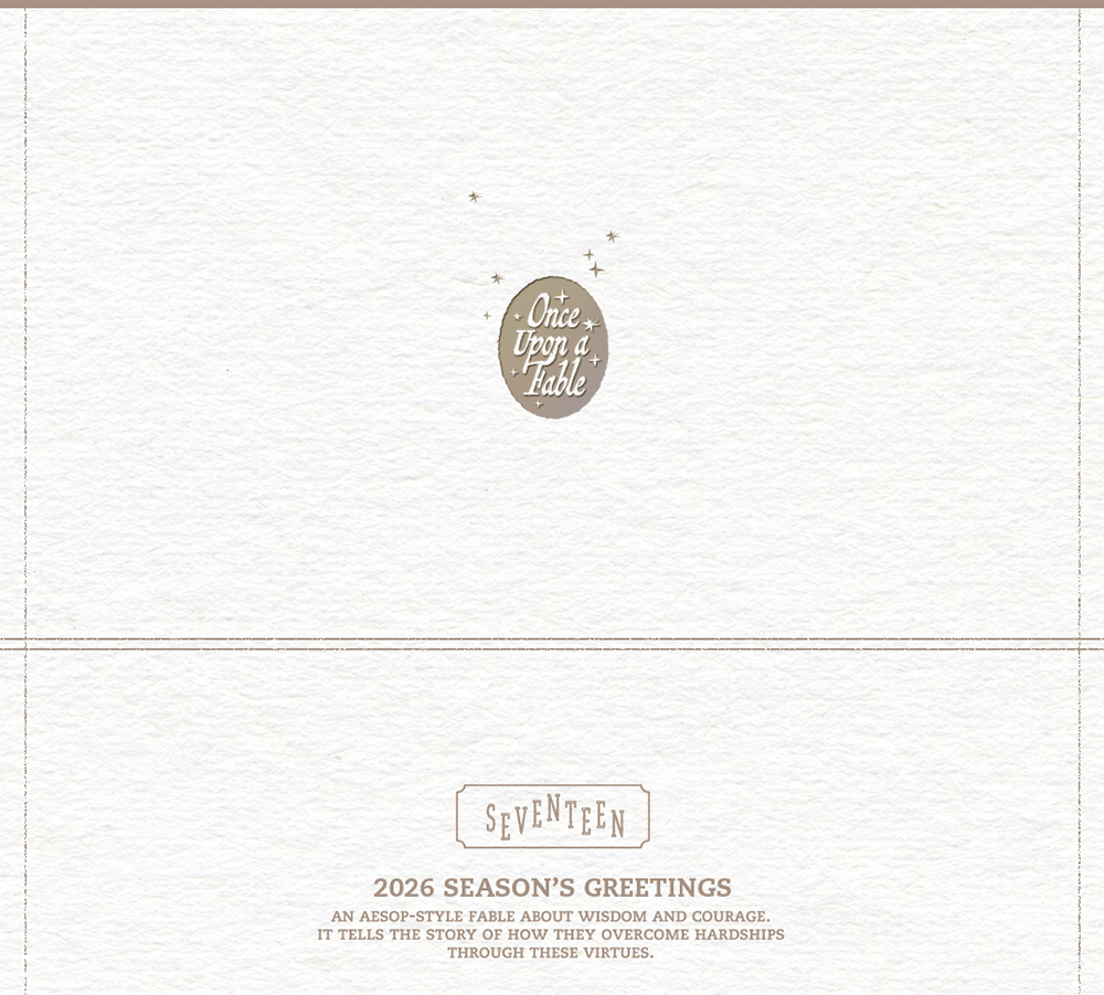 SEVENTEEN (SVT) - 2026 WALL CALENDAR [ONCE UPON A FABLE] (12th Dec.2025 ...