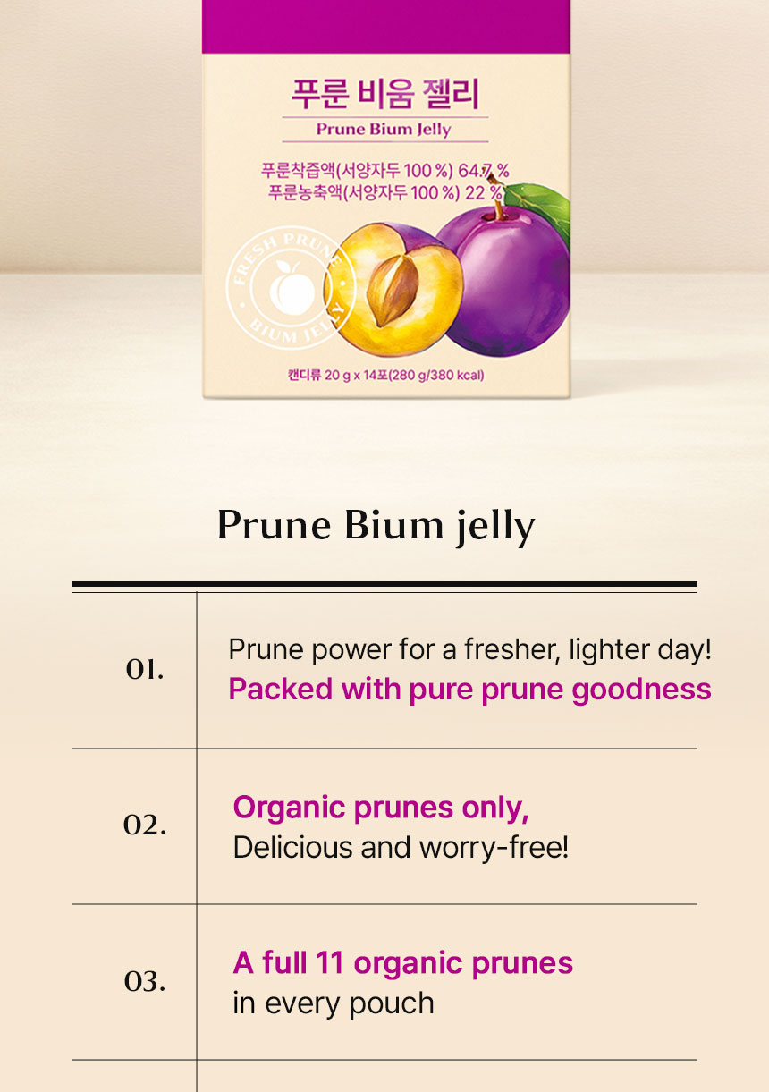 NUTRIONE BB LAB Prune Cleanse Jelly (20g x 14 Sticks / Box) | Shopee ...