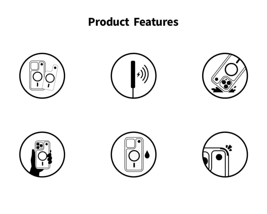 🇰🇷【 Dparks Magnetic Chac Case Korean Phone Case 】Compatible for iPhone ...