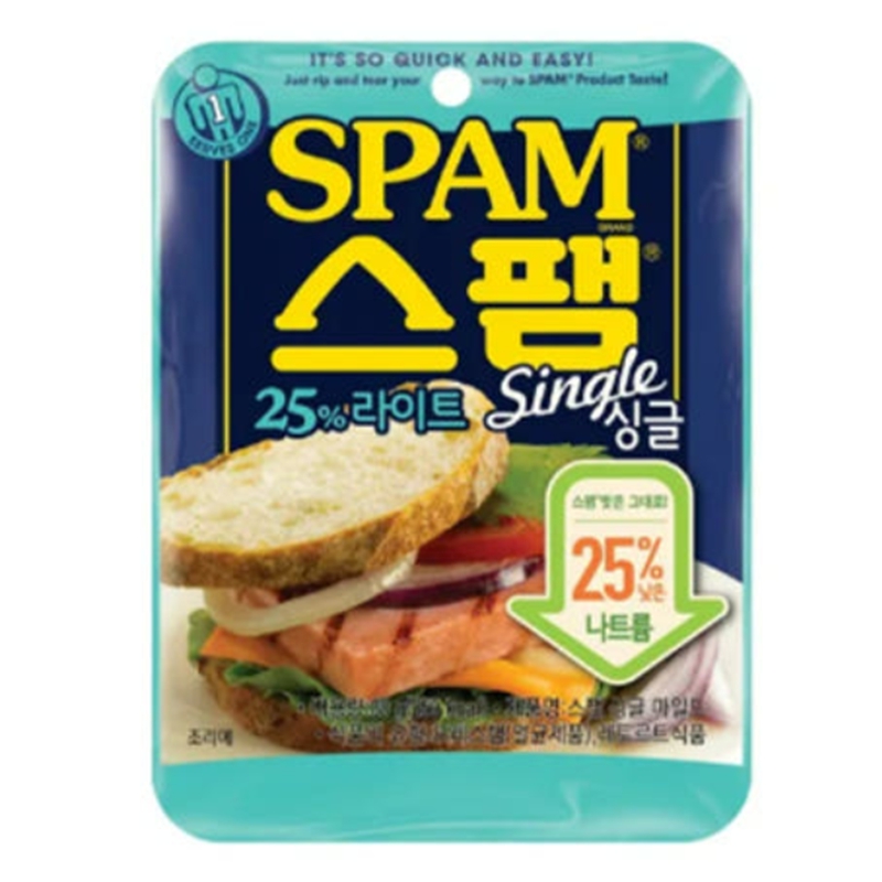 Spam Single Classic Light 80g Korean Luncheon Meat Ready to Eat ...