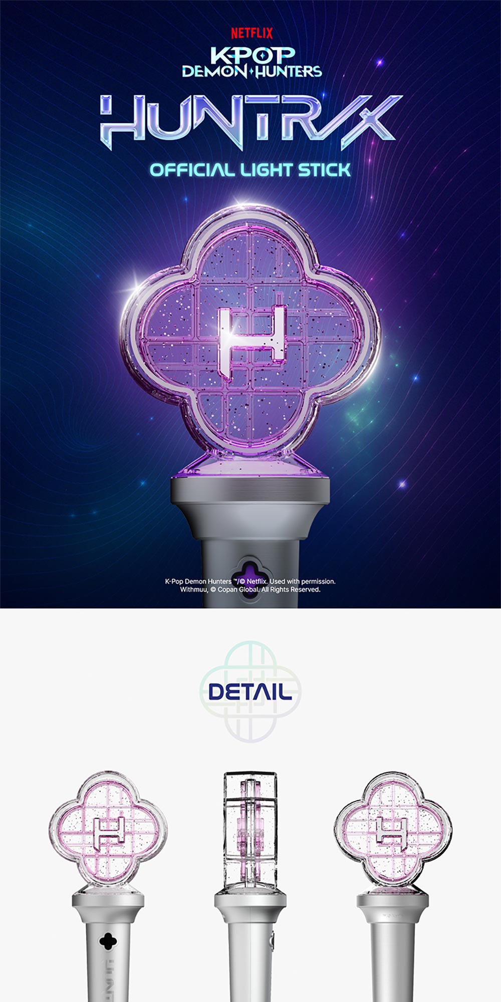 KPOP DEMON HUNTERS Huntrix Official Light Stick | Shopee Philippines