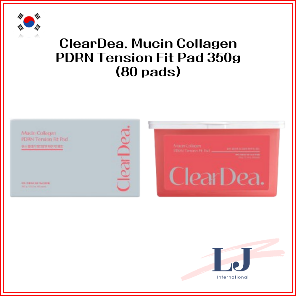 ClearDea. Mucin Collagen PDRN Tension Fit Pad 350g (80 pads) | Shopee ...