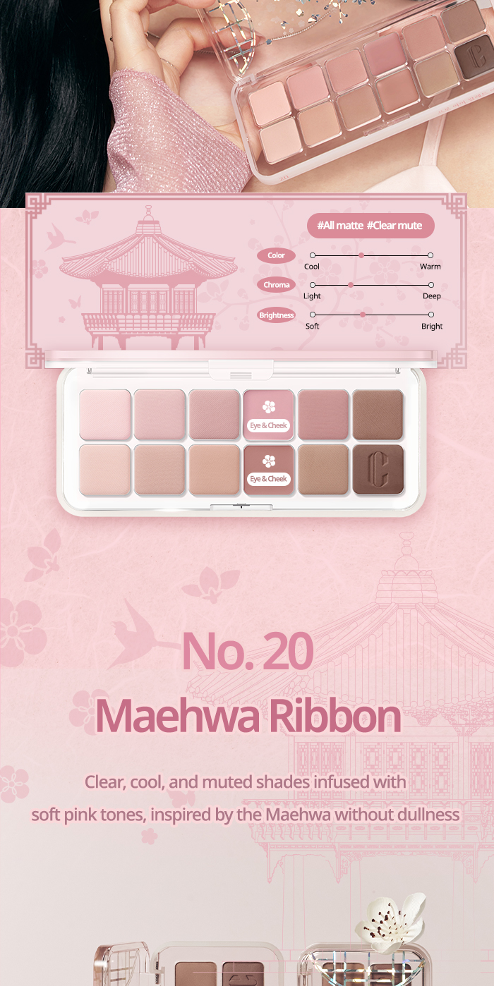 [CLIO - NEW COLOR] PRO EYE PALETTE AIR - 0.6gX12 | Various Shades Eye ...