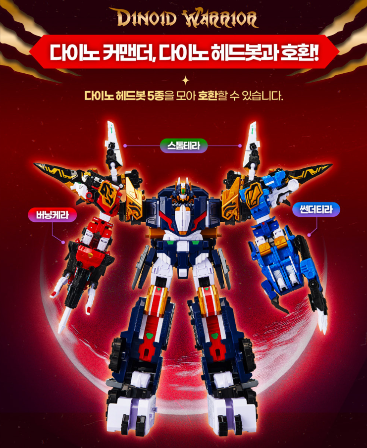 [Mini Force] The Strongest Dinosaur Mini Force Dino Commander Giant ...