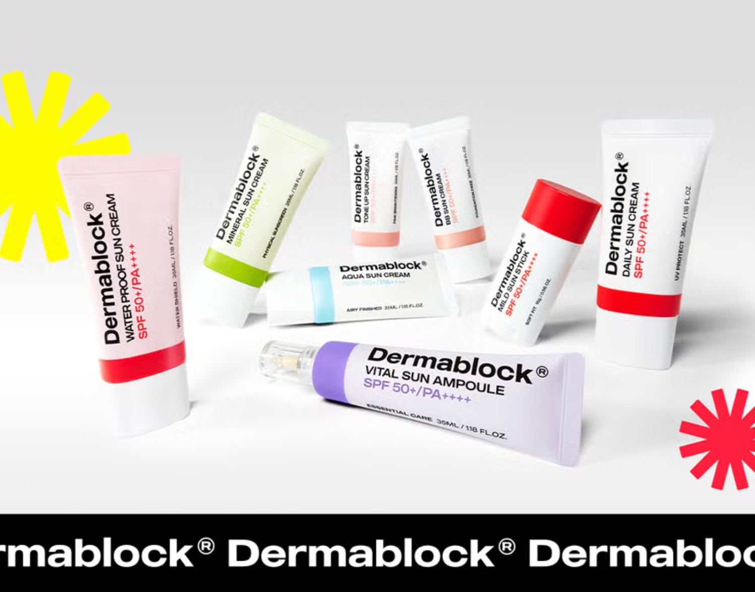 Dermablock Vital Sun Ampoule 35ml - Featuring Vitamin C, Boosts Skin ...