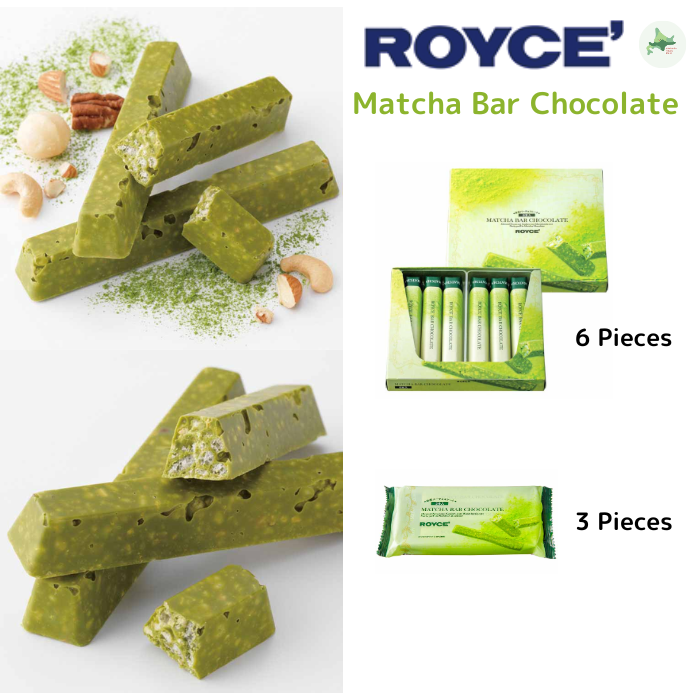 ROYCE’ Bar Chocolate – Matcha, Nutty & Fruit | 3pcs / 6pcs Hokkaido ...
