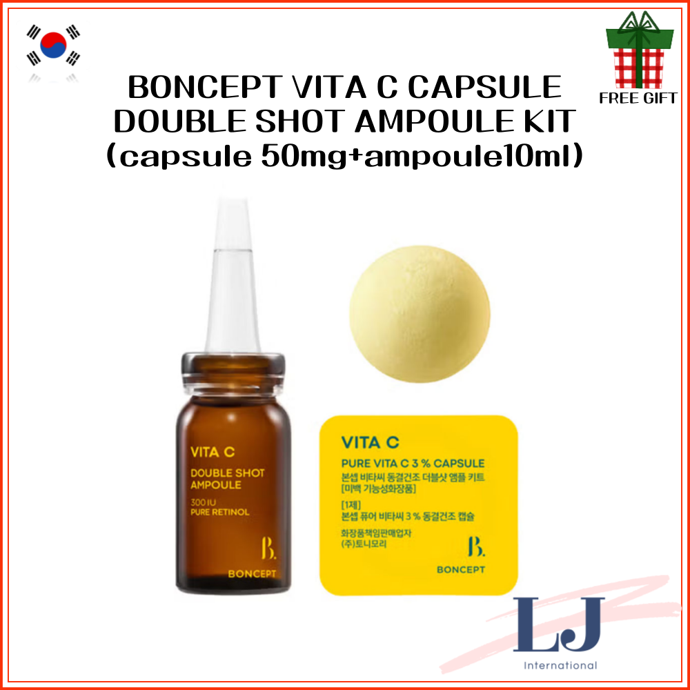 BONCEPT VITA C CAPSULE DOUBLE SHOT AMPOULE KIT (capsule 50mg ...