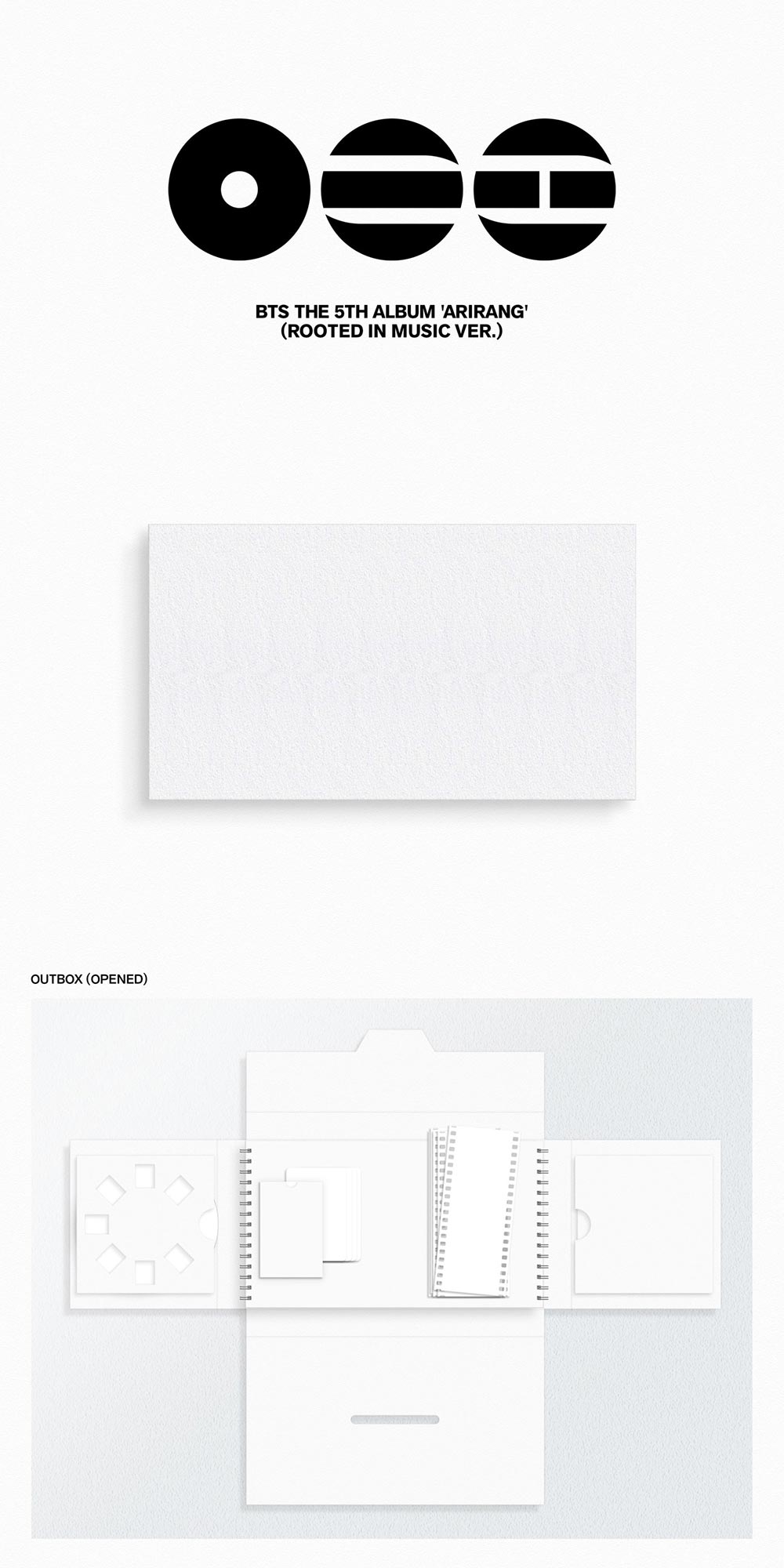 (Weverse POB) BTS - 5th Full Album [ Arirang ]_ ARIRANG (Set) + Living ...