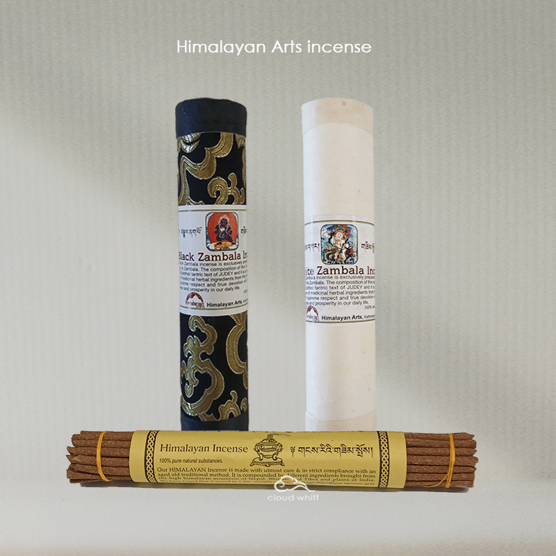 【云】Tibetan Wealth Incense - Zambala (Yellow White Black) | Shopee ...