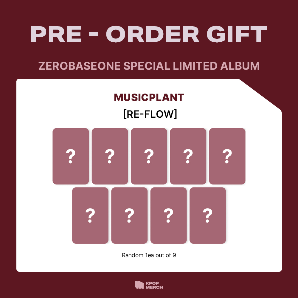 (Music plant POB) ZEROBASEONE (ZB1) - Special Limitied Album [ RE-FLOW ...
