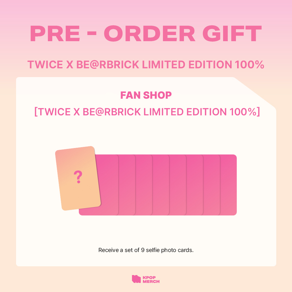 (Fans shop POB) TWICE - TWICE X BE@RBRICK Limited Edition 100% | Shopee ...