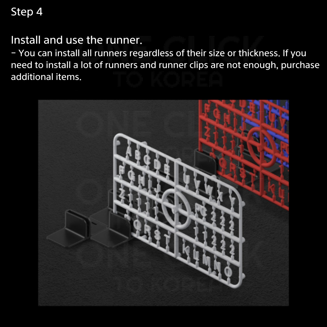 GUNPRIMER Runner Clip Starter Kit Gunpla Model Kit Tool Organizer ...