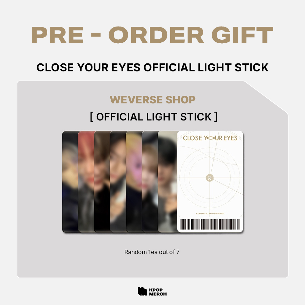(Weverse POB) CLOSE YOUR EYES - Official Light Stick | Shopee Philippines