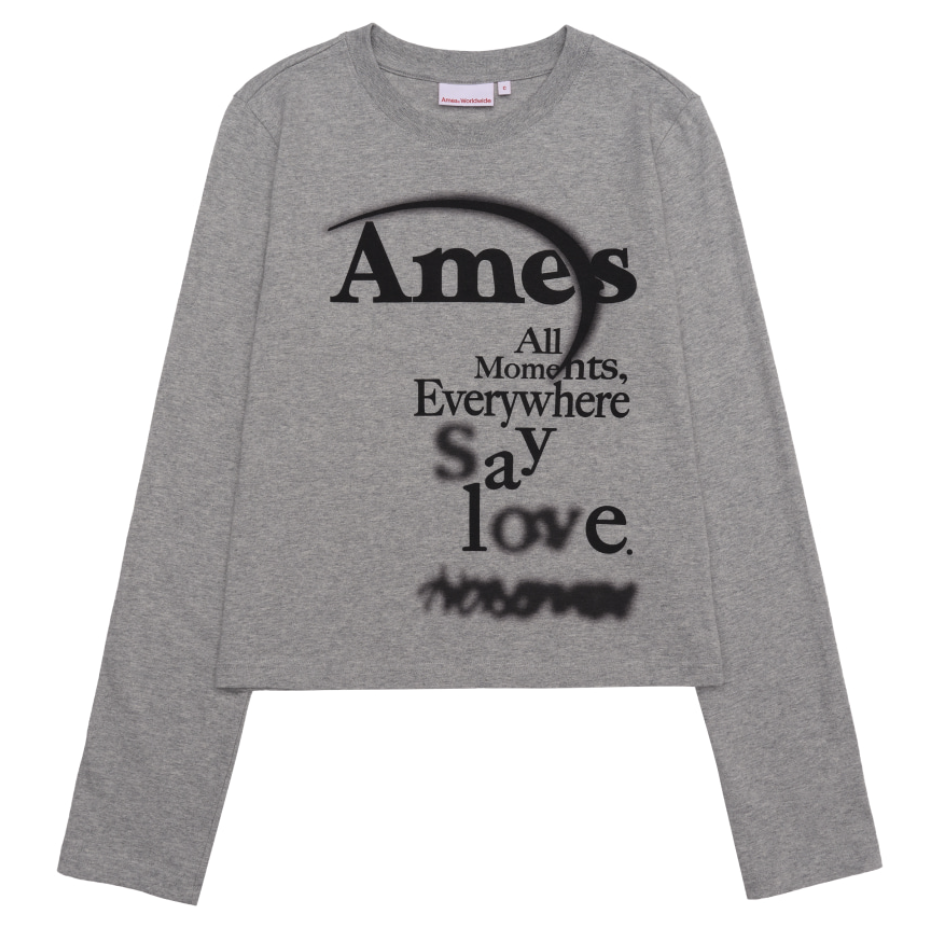 Ames worldwide - big typo long sleeve tee (4 colors) / original ...