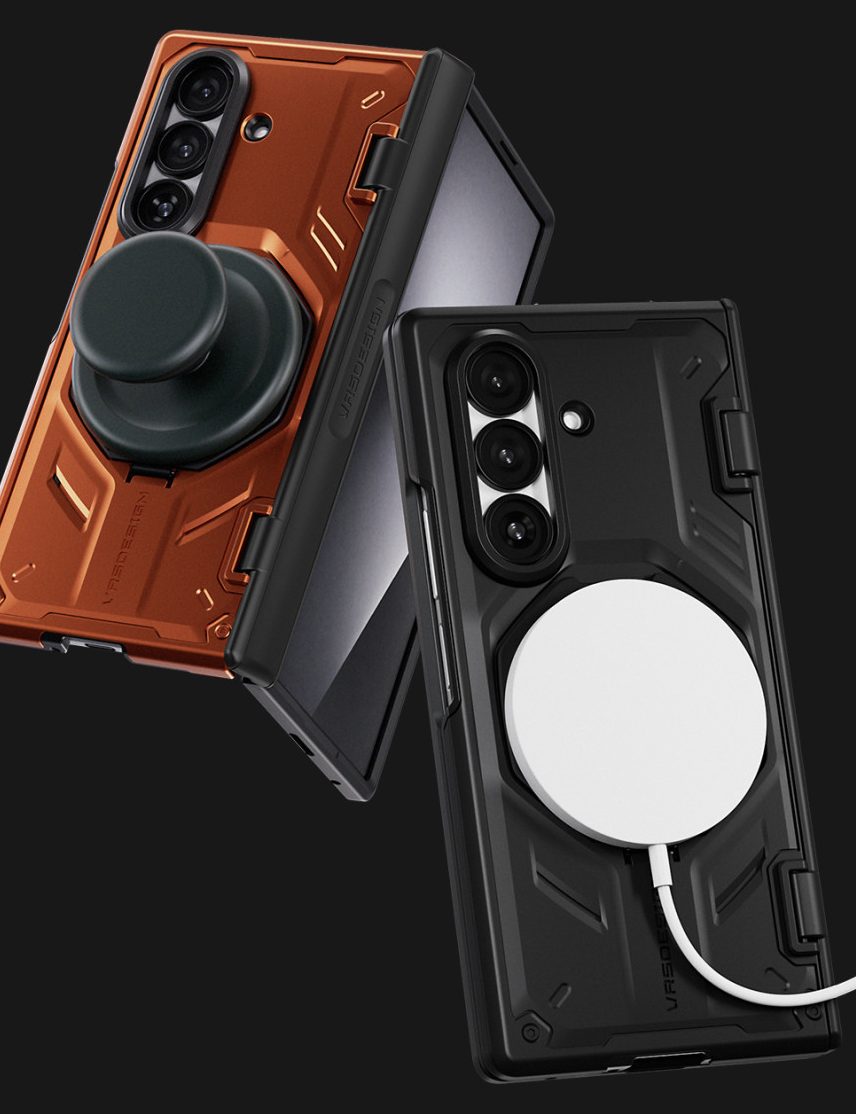 VRS Design - quick stand pro 360 magnetic hinge cover case for galaxy z ...