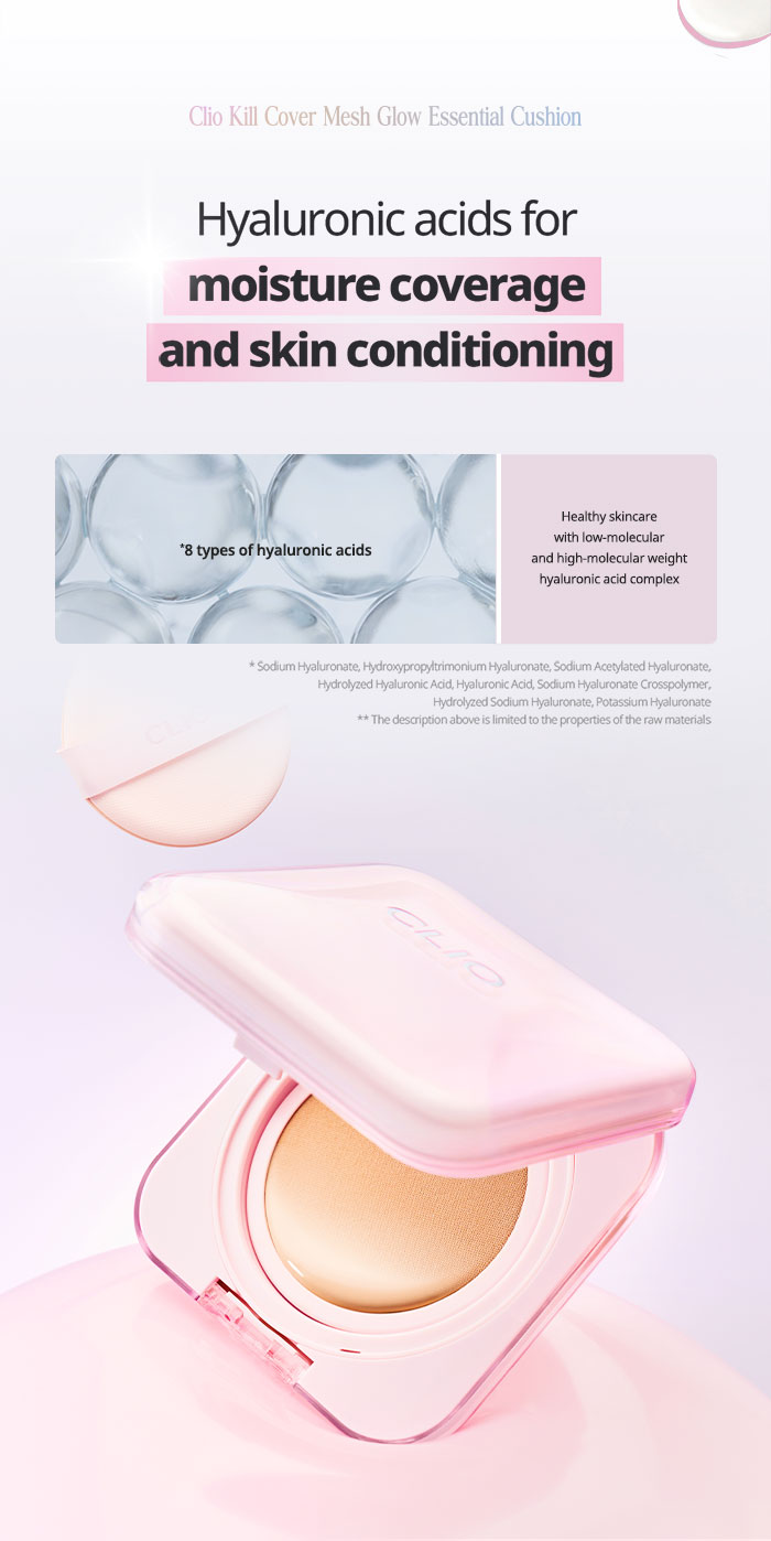 [CLIO - MINI VER NEW] Kill Cover Mesh Glow Essential Cushion Set (15gX2 ...