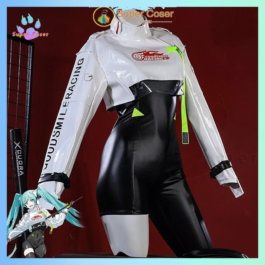 Anime Racing Miku Cosplay Costumes Racing Suit Jumpsuits Uniform ...