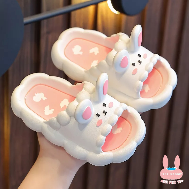 Rabbits Cartoon Flip Flop for Kids Girls Boys 2023 New Kids Slipper ...