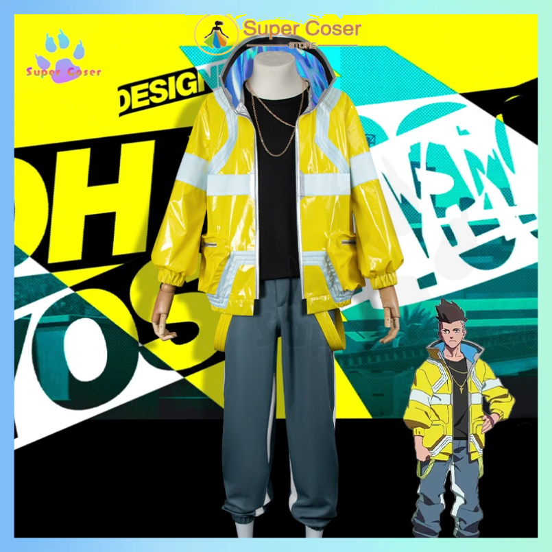 Cyberpunk: Edgerunners David Martinez Cosplay Costumes Anime Cyberpunk ...