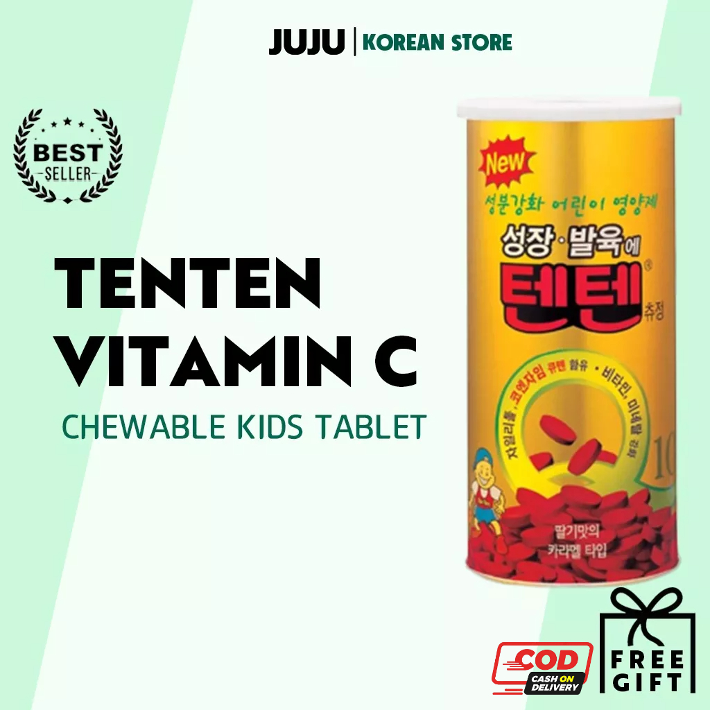 Hanmi / TENTEN CHEJUNG Chewable Kids Tablet 120pcs Vitamin C Vitamins ...