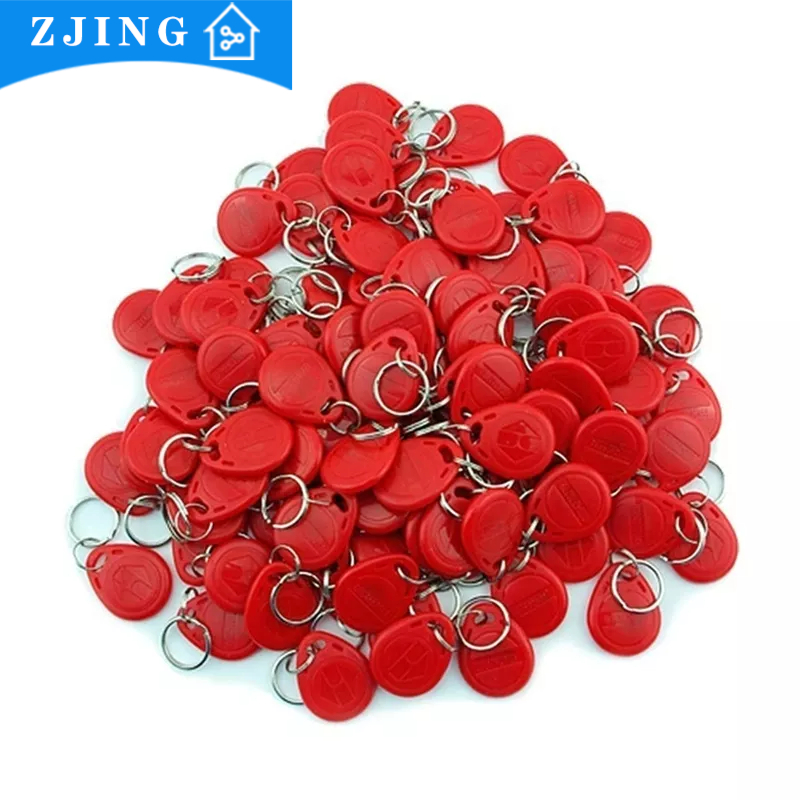 100 pcs 125khz EM4100 Keychains Wholesale New RFID Proximity ID Card ...