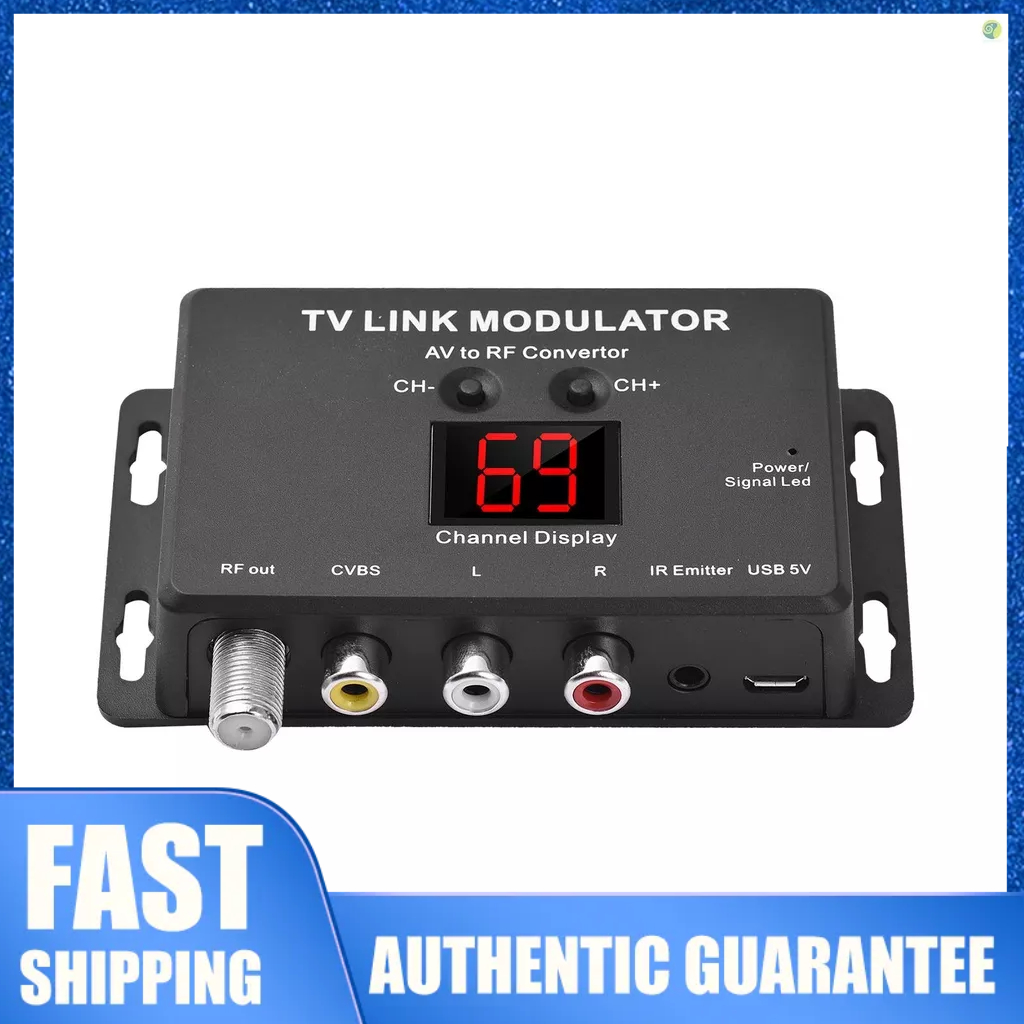 TM80 TV LINK Modulator AV to RF Converter | Shopee Philippines