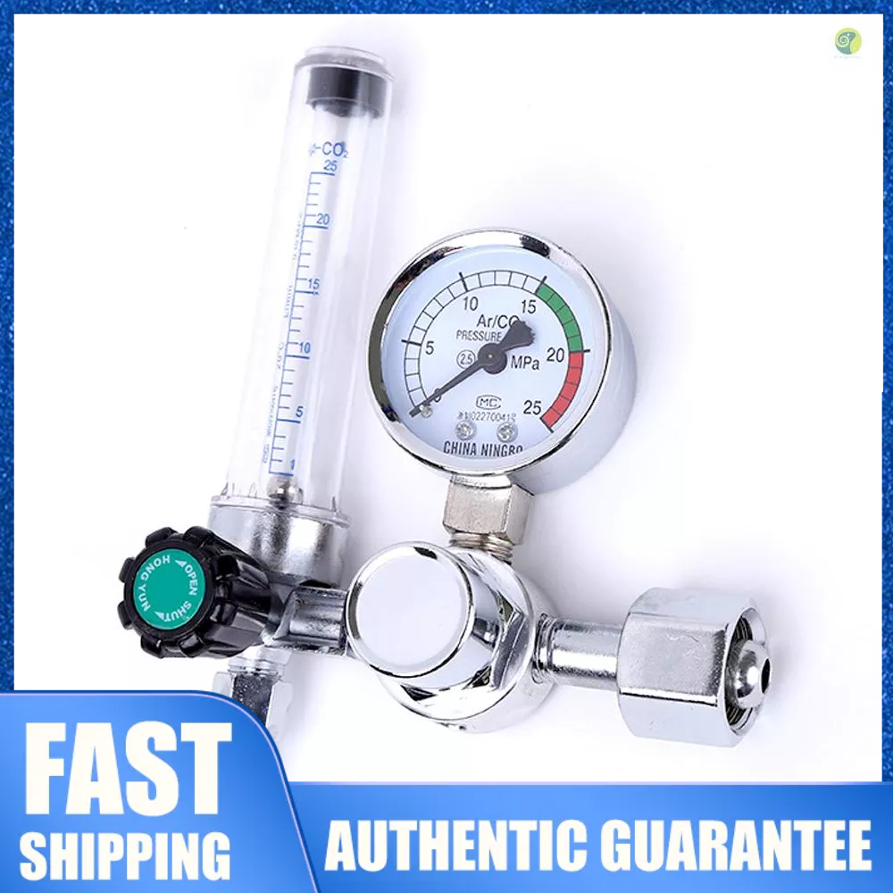 0-25Mpa Argon Regulator CO2 Mig Tig Flow-Meter Gas-Regulators Flowmeter ...