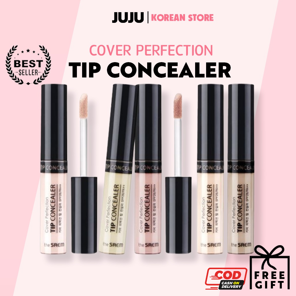 The Saem / Cover Perfection Tip Concealer SPF28/PA++ 6.5g | Shopee Philippines