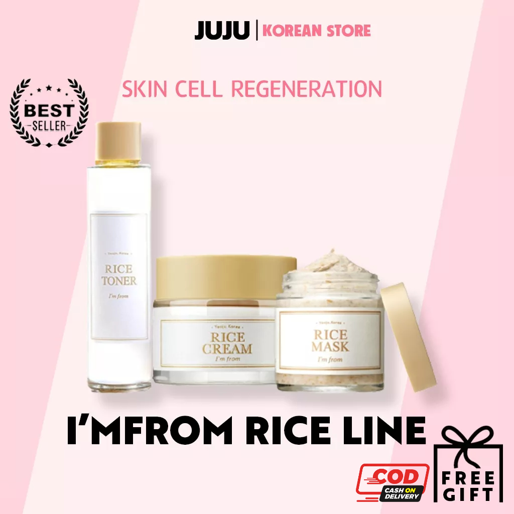 I'm From / Rice Line / Rice Toner, Rice Mask, Rice Cream | Shopee ...
