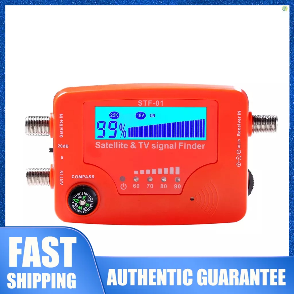2 in 1 Satellite and TV Signal Finder LCD Digital Satellite Finder ...