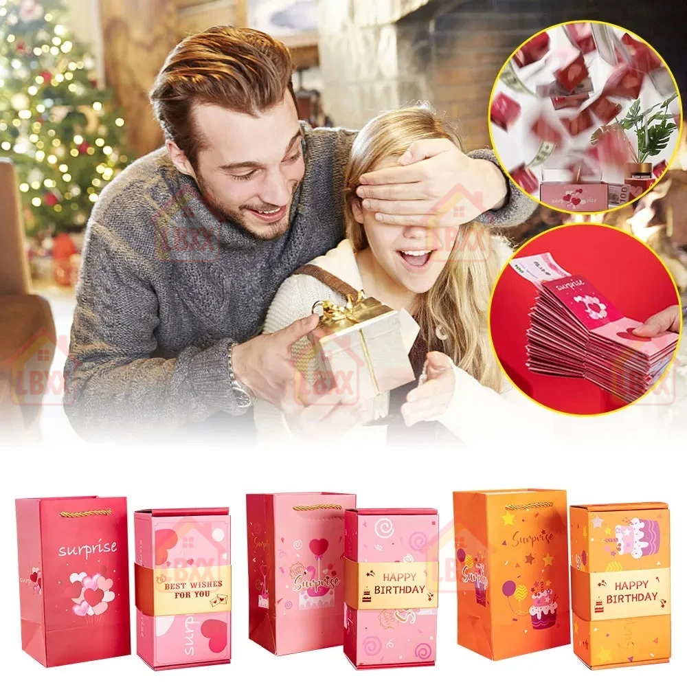 2025 CNY Red Packet Surprise Box Creative Folding Paper Box Pop Up ...