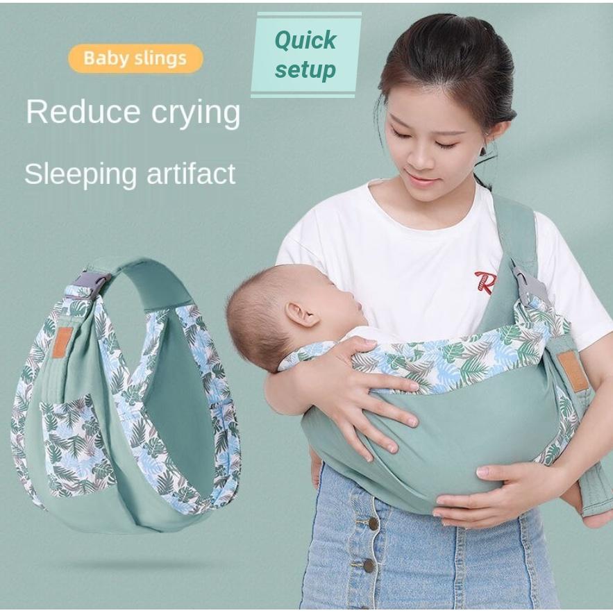 Ergonomic Baby Sling Carrier with M-shaped Seat and Breathable Organic ...