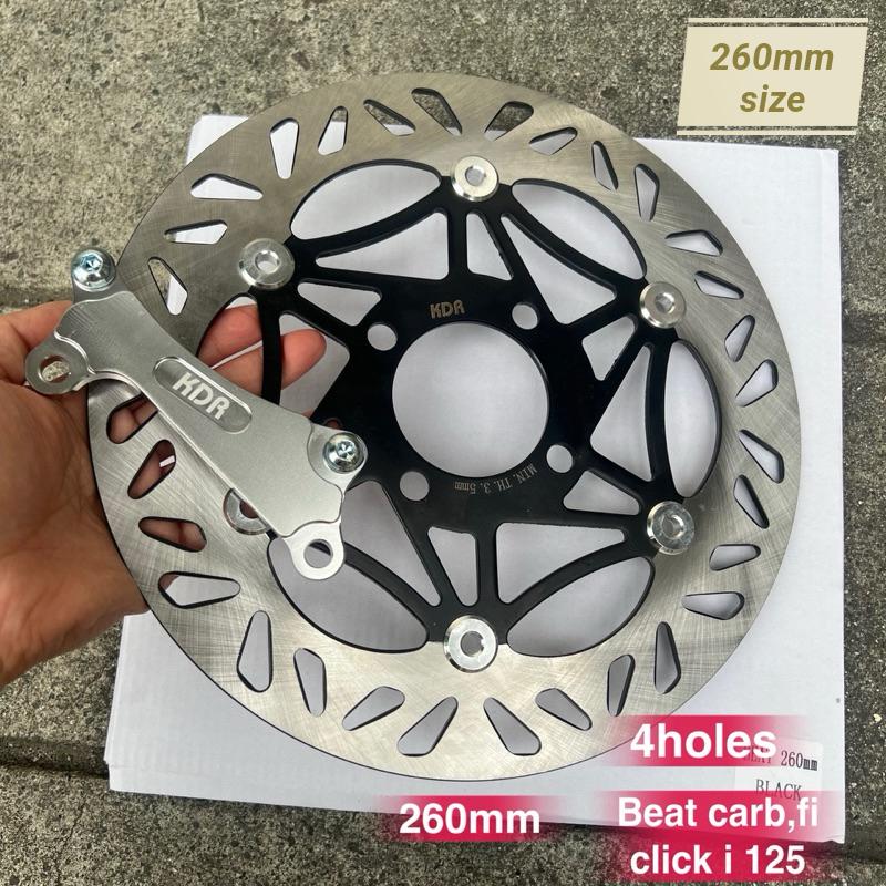 260mm Motorcycle Disc Brake with Mounting Kit for Specific Honda Bikes ...