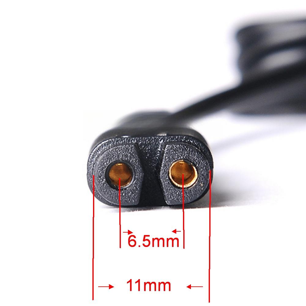 Universal Electric Shaver USB Power Cord with Dual-Prong Plug | Shopee ...