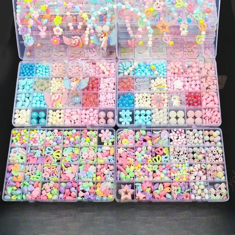 High-Quality Acrylic Beads Set for Jewelry and Crafts | Shopee Philippines