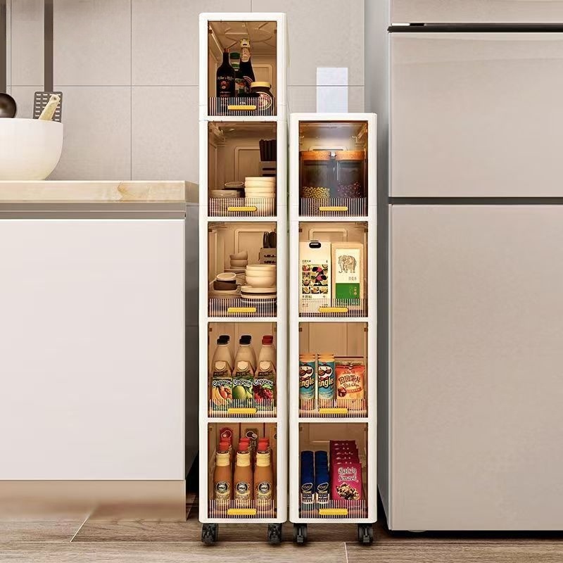 Space-Saving Slim Gap Storage Cabinet for Bathroom Organization ...